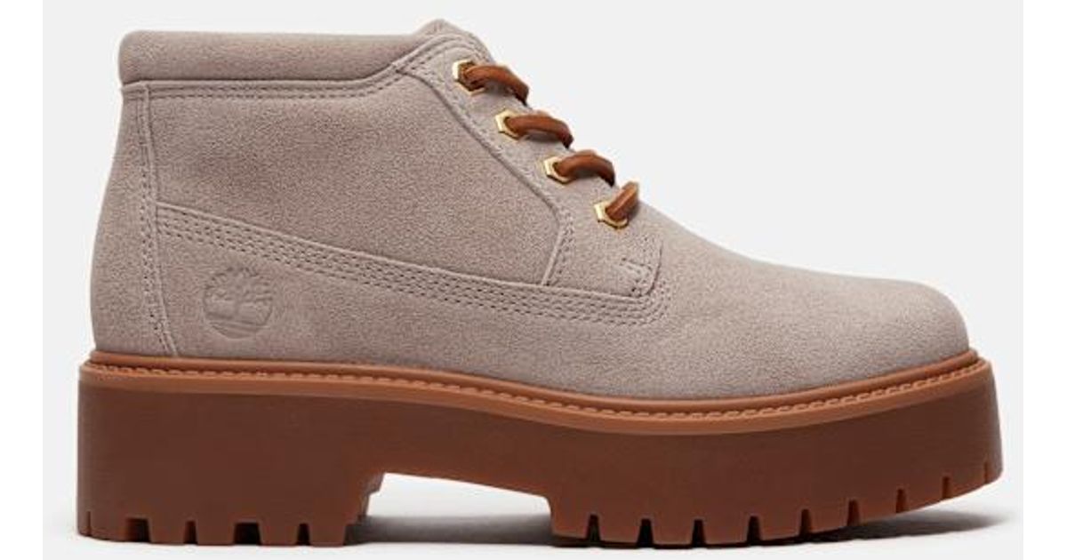 Timberland Stone Street Mid Platform Boot For in Brown | Lyst UK