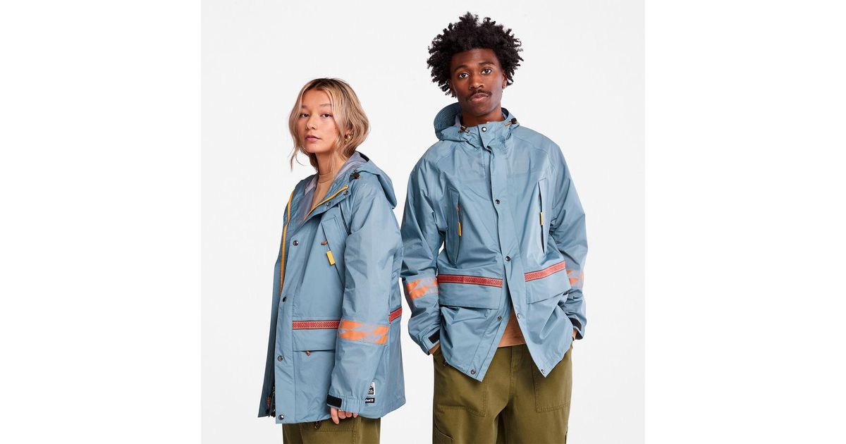 Timberland Bee Line X Triple-layer Parka in Blue | Lyst UK