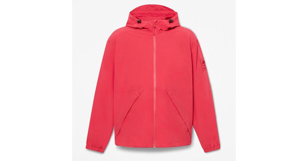 Timberland Winnick Waterproof Shell Jacket For in Pink for Men | Lyst UK