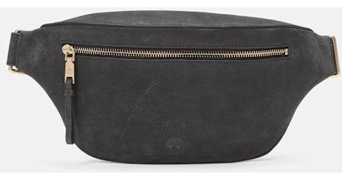Timberland Soft Leather Shoulder Bag in Black | Lyst UK