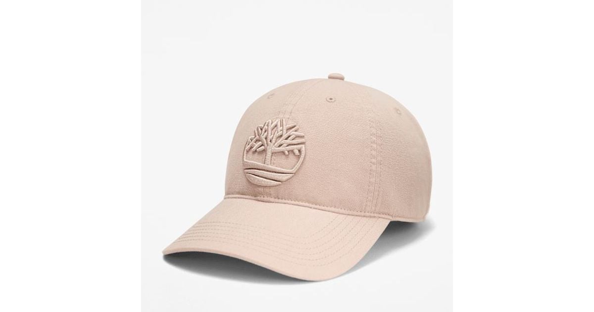 Timberland Soundview Embroidered Baseball Cap in Natural for Men | Lyst UK