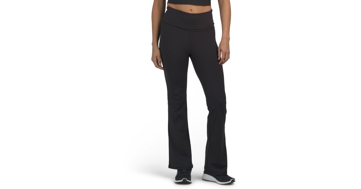 TJ Maxx Butter Soft Flare Fold Over Waistband Leggings, Spandex ...