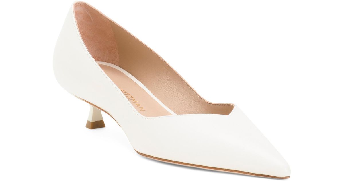 TJ Maxx Leather Eva 35 Pumps For Leather/Suede in White | Lyst