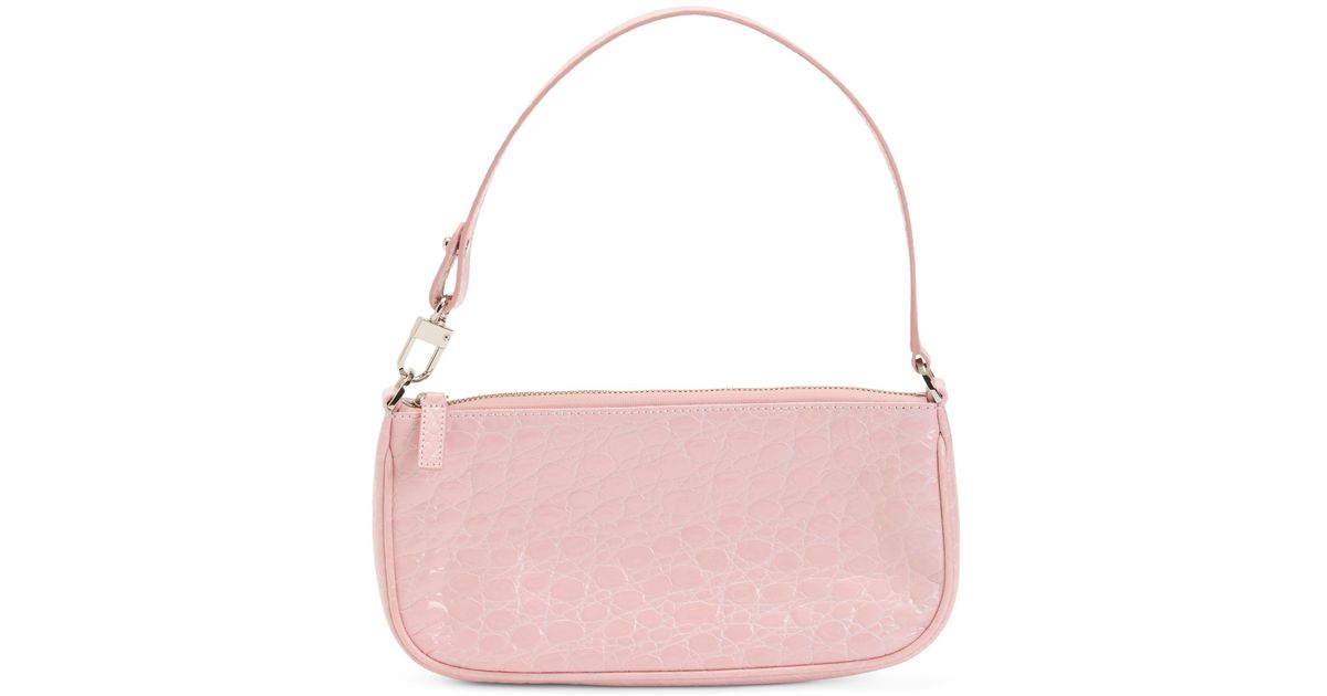 TJ Maxx Cowhide Leather Rachel Circular Croco Embossed Shoulder Bag For ...