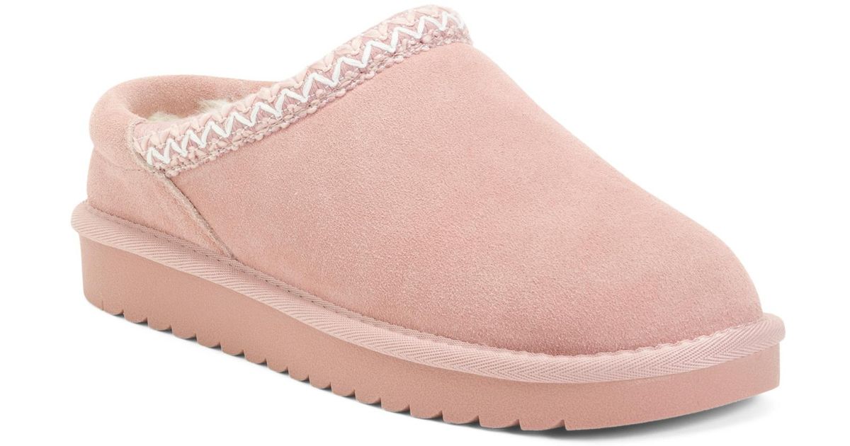 TJ Maxx Suede Shelby Slip-On Shoes For in Pink | Lyst