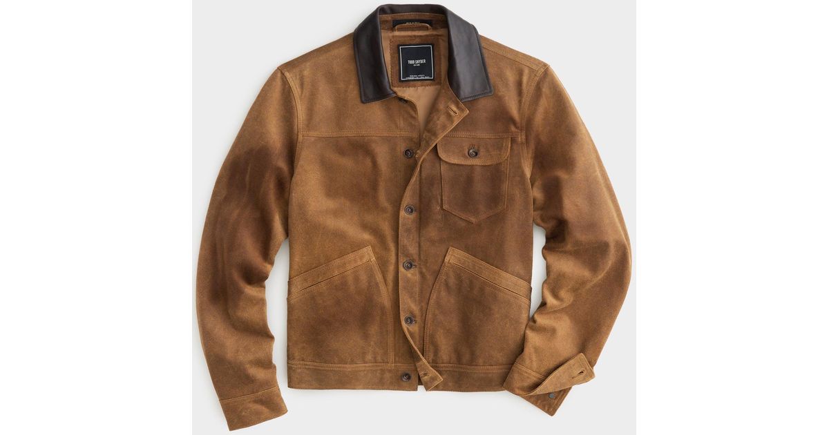Todd Snyder Rough Out Dylan Jacket in Brown for Men | Lyst