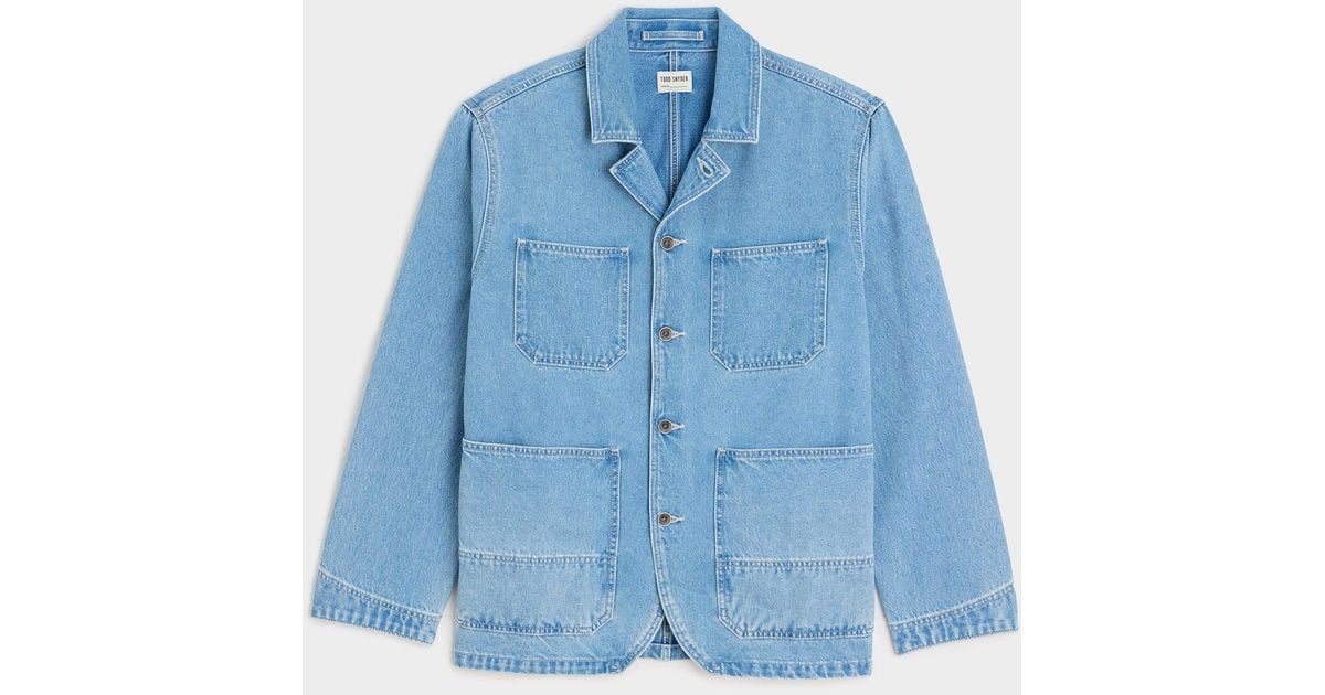 Todd Snyder Denim Engineer Coat in Blue for Men | Lyst