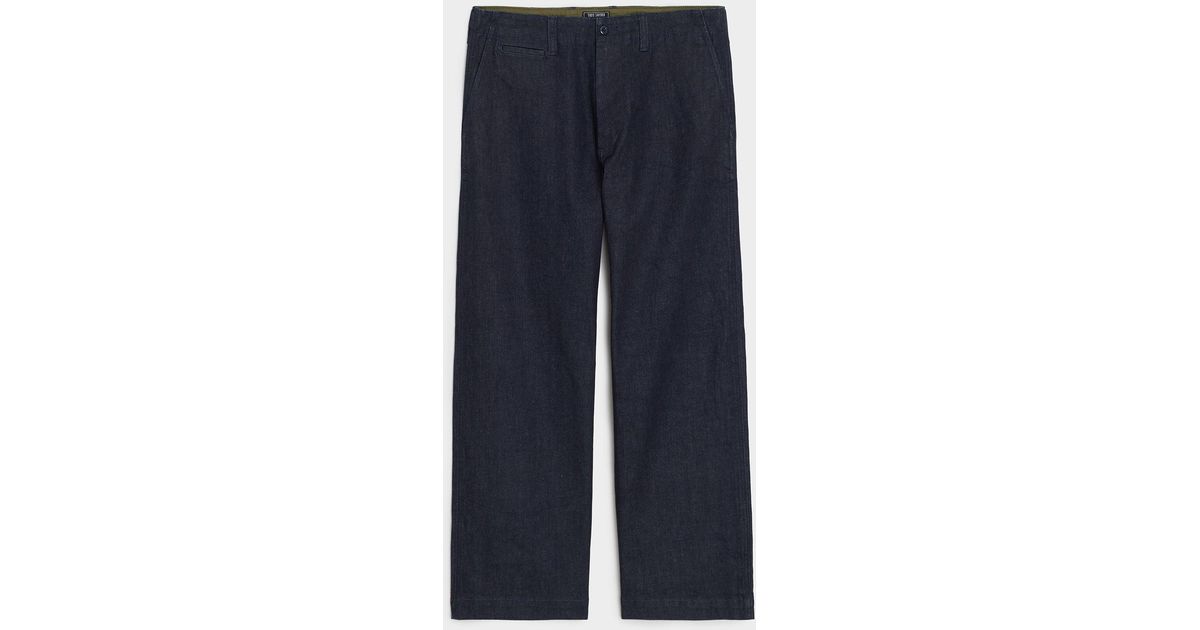 Todd Snyder Denim Big Pant in Blue for Men | Lyst