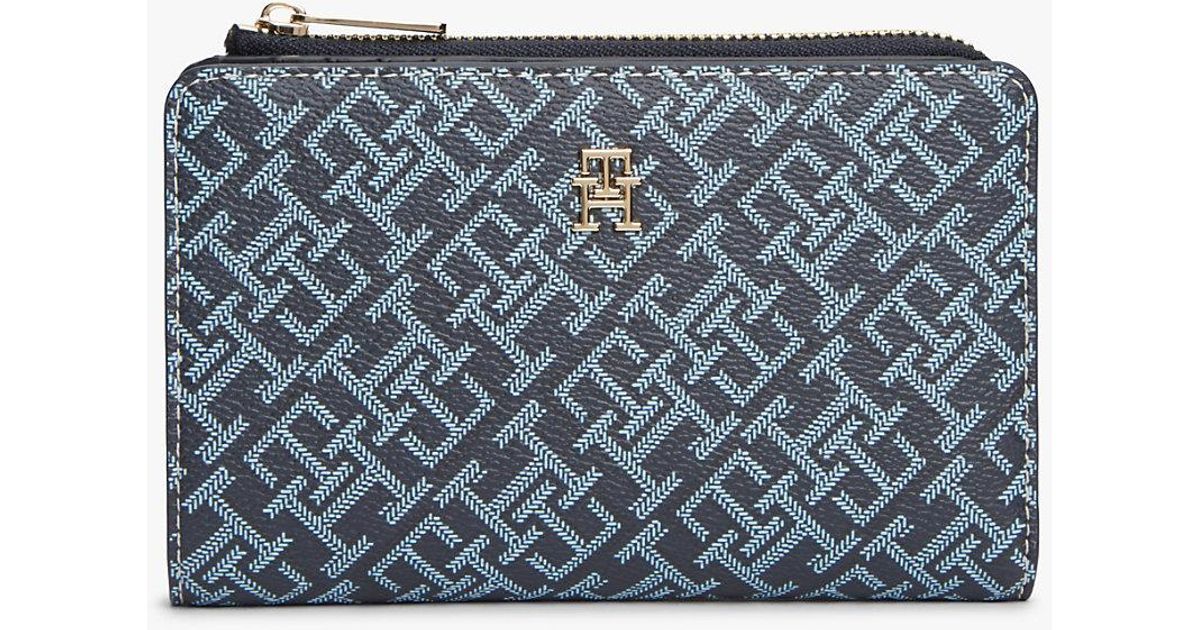 Tommy Hilfiger Hilfiger Icon Th Monoplay Bifold Wallet in Blue | Lyst UK