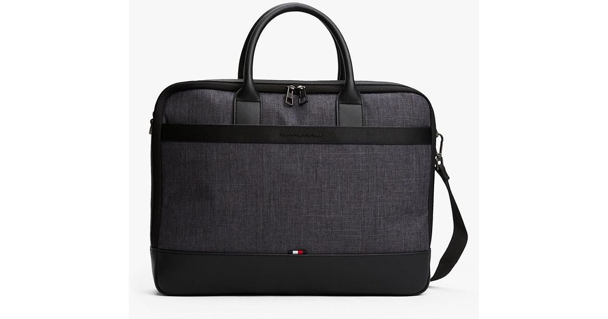 Tommy Hilfiger Travel Laptop Bag in Black for Men | Lyst UK