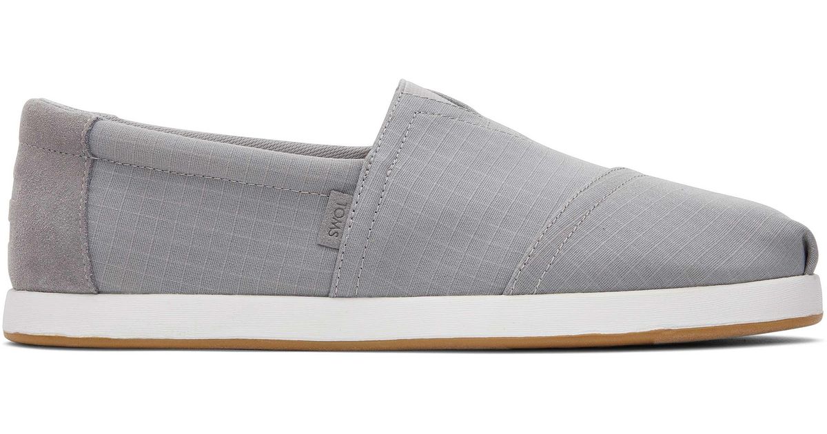 TOMS Trainer Alpargata Recycled Ripstop Shoe in Grey for Men | Lyst UK