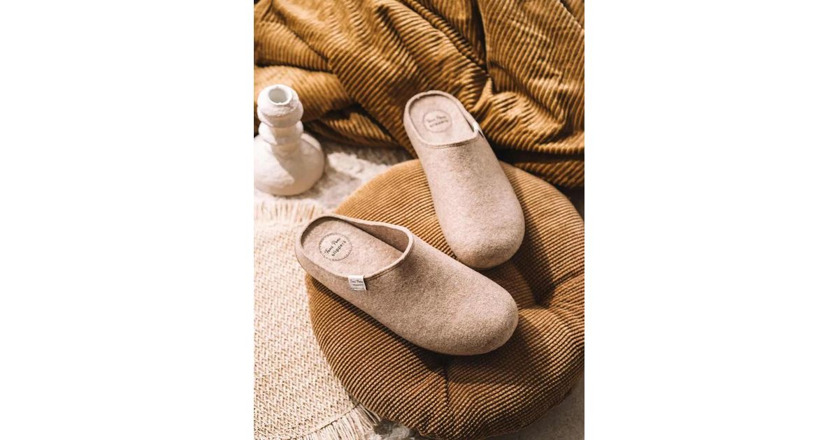 Toni Pons House Slipper Made From Recycled Felt in Brown for Men | Lyst
