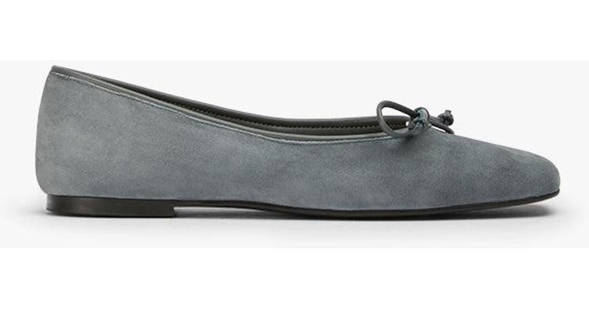 Tony Bianco Cappi Steel Suede Casual Flat in White | Lyst