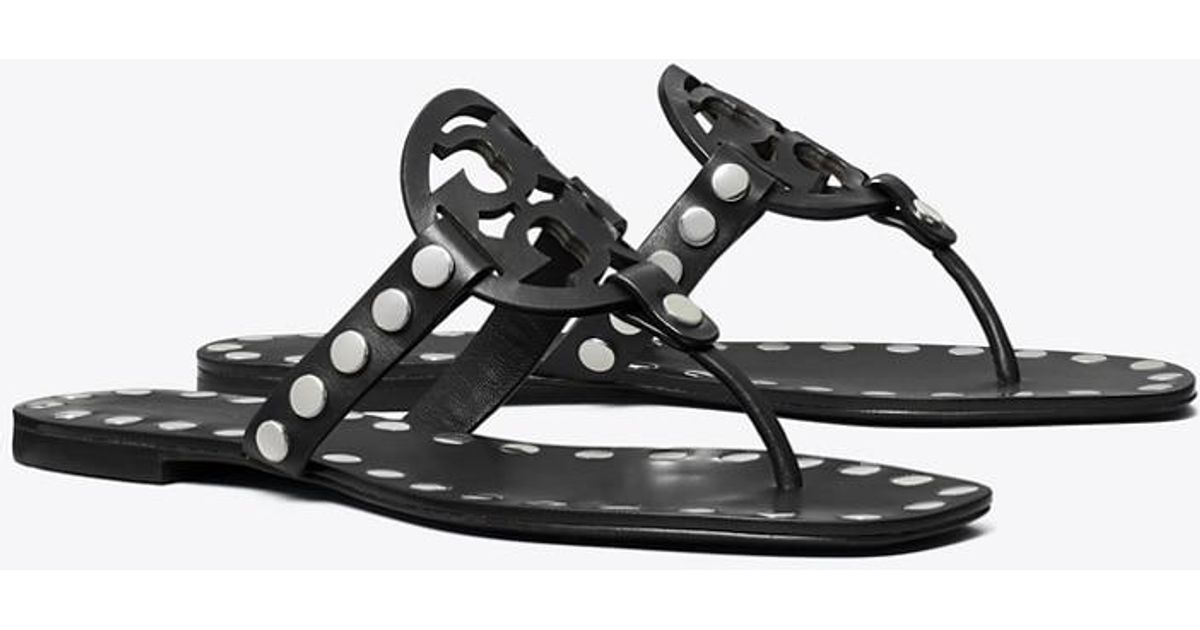 Tory Burch Miller Studded Sandal in Black for Men | Lyst UK