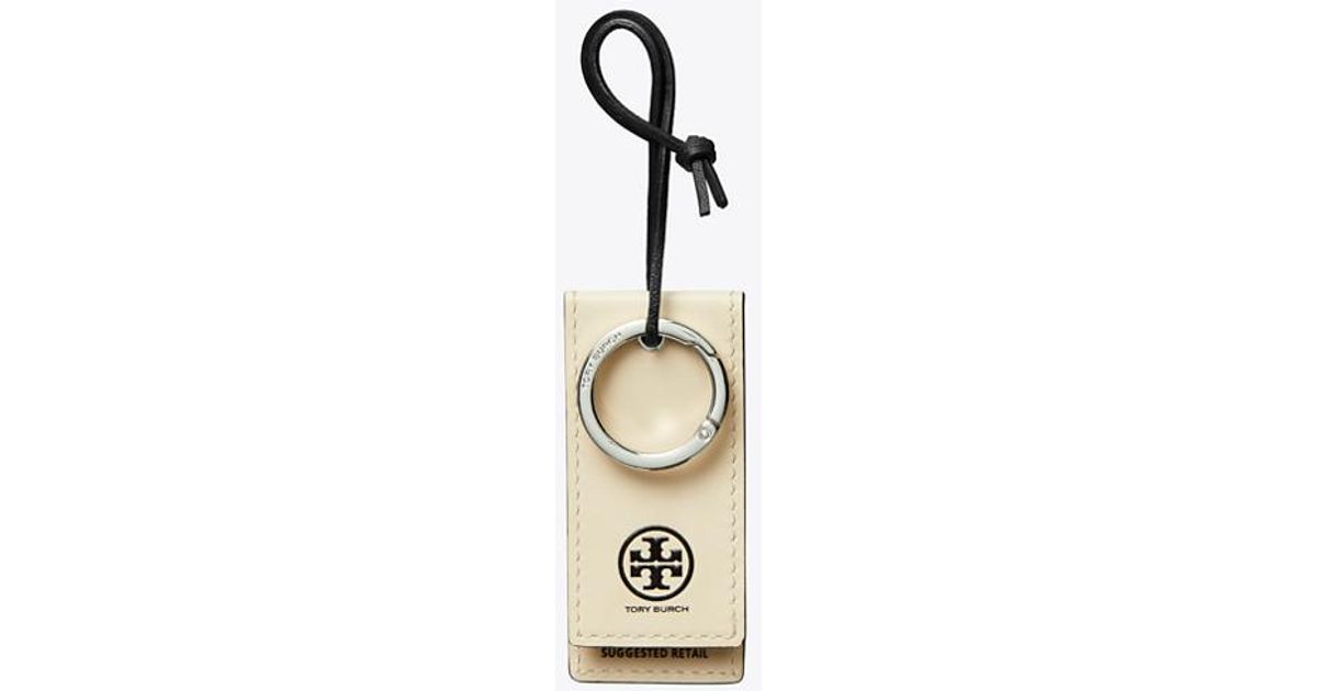 Tory Burch Hangtag Key Charm, One Size in Metallic | Lyst UK