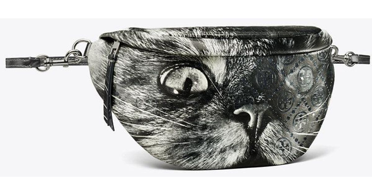 Tory Burch T Monogram Cat Printed Belt Bag | Lyst