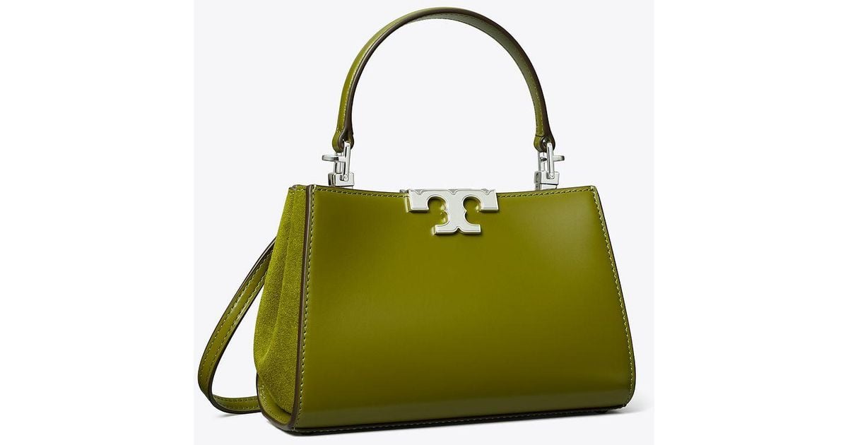 Tory Burch Mini Eleanor Satchel in Green | Lyst