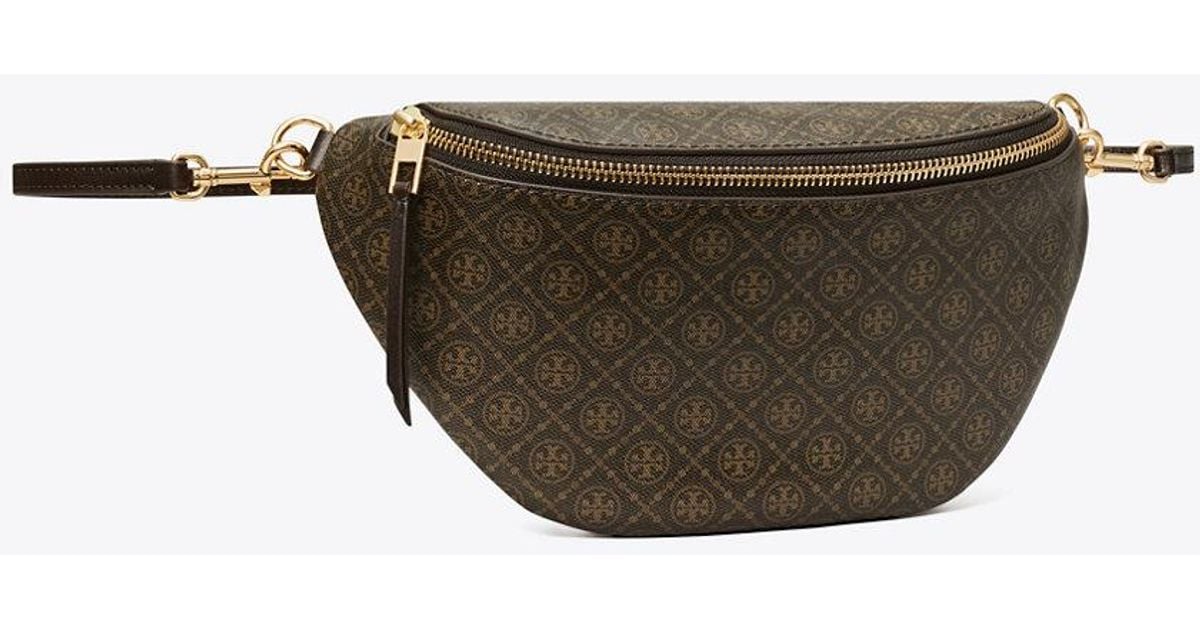 Tory Burch T Monogram Coated Canvas Belt Bag | Lyst