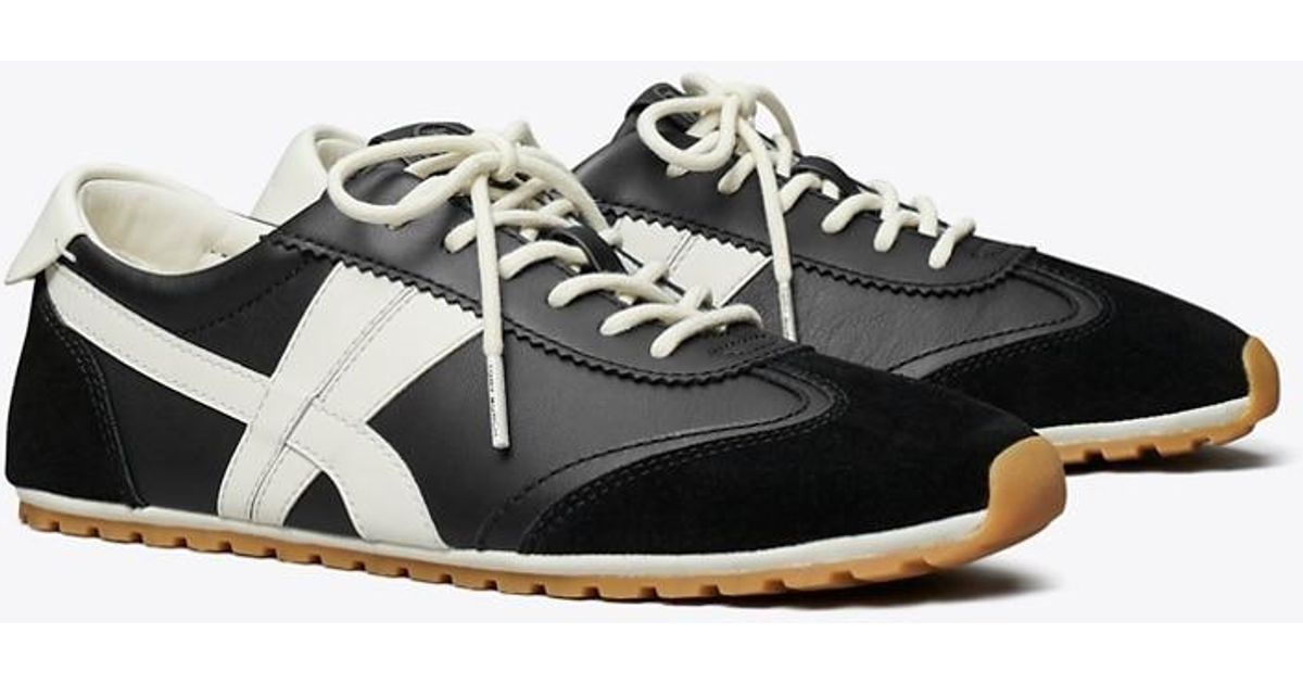 Tory Burch Hank Field Sneaker in Black | Lyst UK