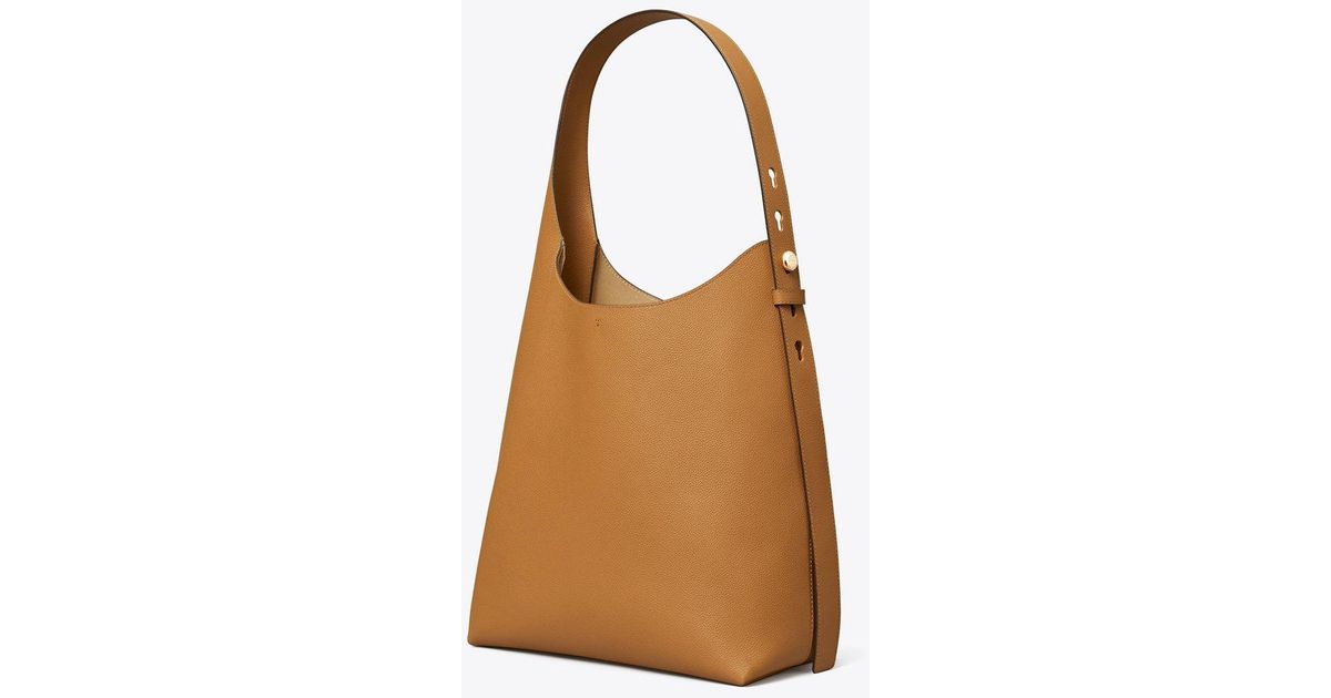Tory Burch Romy Hobo Bag in Brown | Lyst