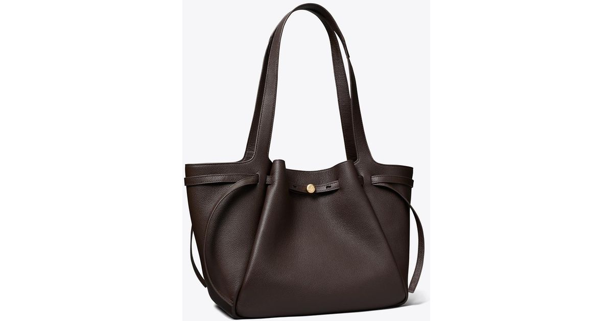 Tory Burch Romy Tote, One Size in Black | Lyst
