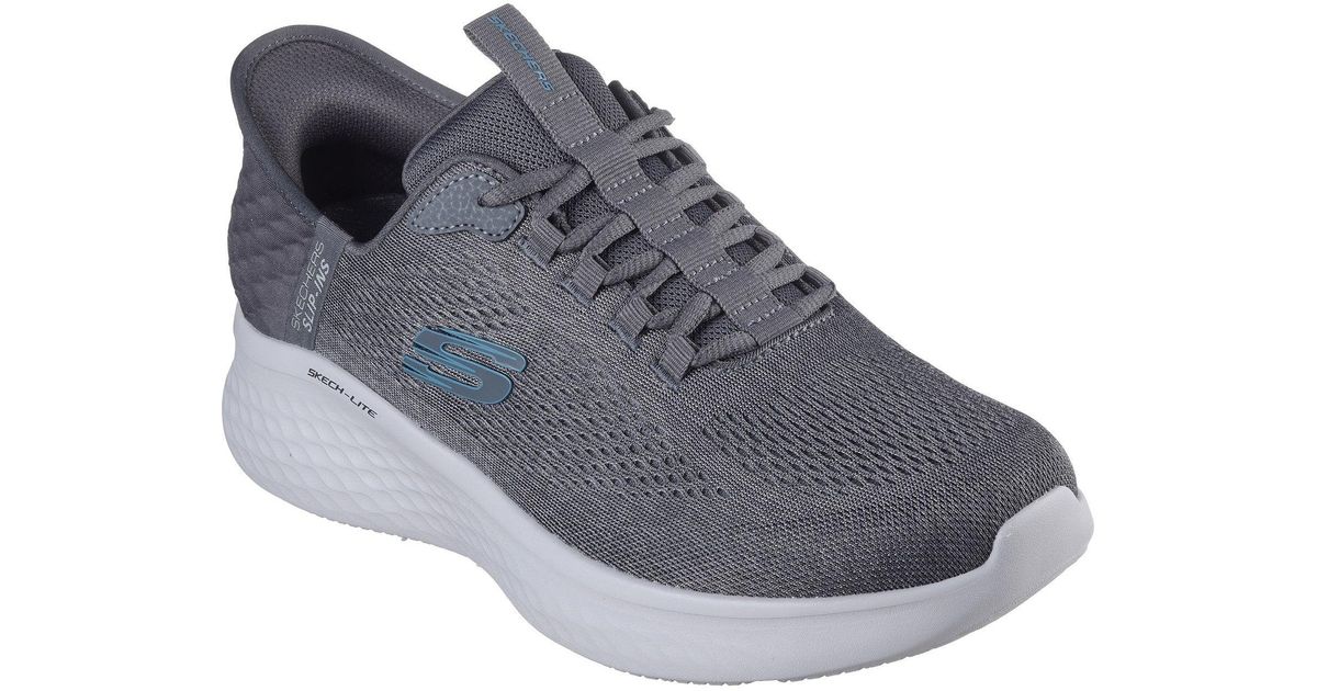 Skechers Skech-Lite Pro Primebase 232466-Ccbl Charcoal/ Lace Up Shoe in ...