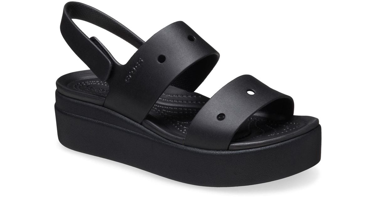 Crocs™ Brooklyn 4U Thermoplastic Sandals in Black | Lyst UK