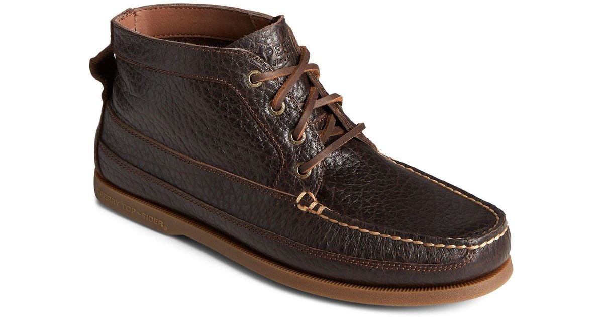 Sperry Top-Sider Authentic Original Boat Chukka Tumbled Leather Men's ...