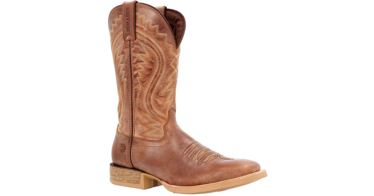 Durango Rebel Pro Leather Burnished Boots in Brown for Men | Lyst