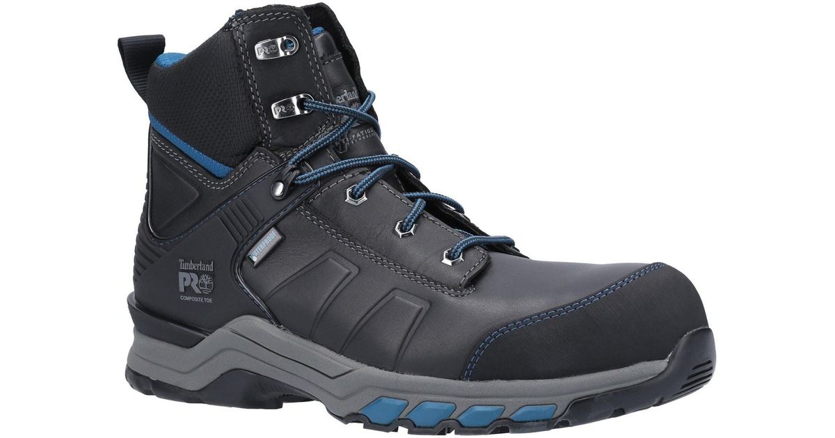 Timberland Hypercharge Work Leather/ Safety Boots in Blue | Lyst