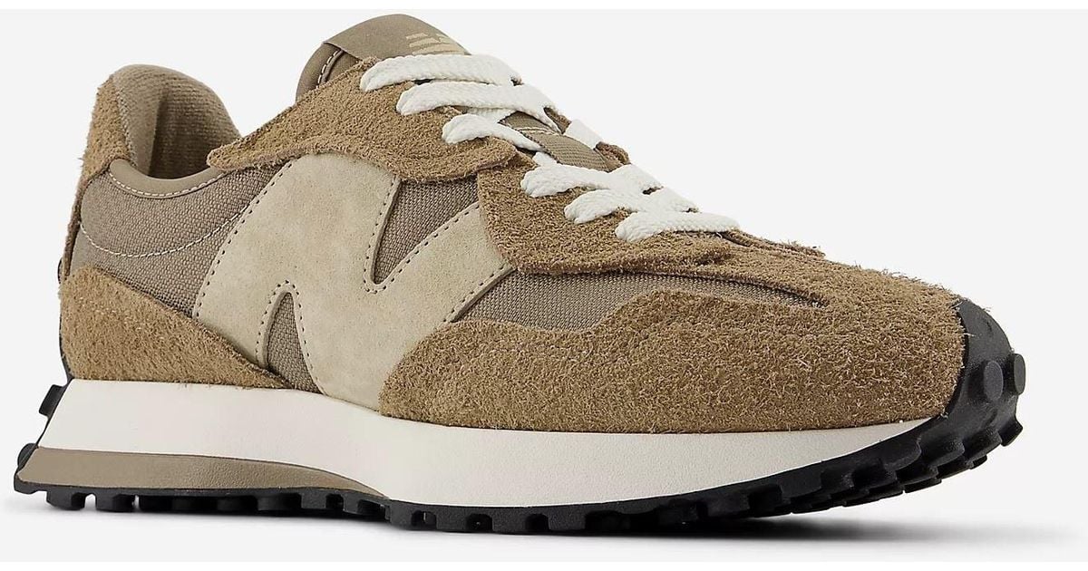 New Balance 327 Mushroom Trainers in Natural | Lyst