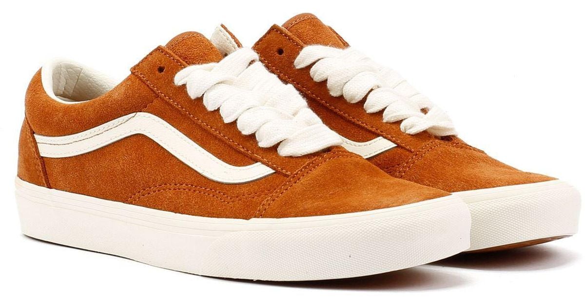 Vans Old Skool Large Lace Glazed Ginger Sneakers in Brown | Lyst