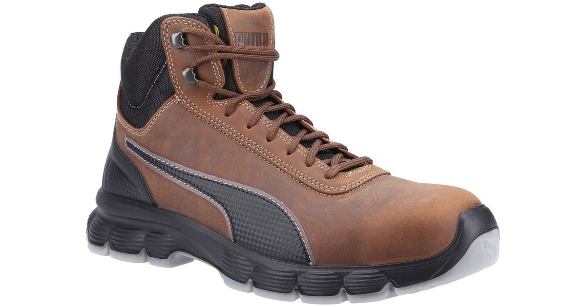 PUMA Condor Mid Nubuck Boots in Brown | Lyst