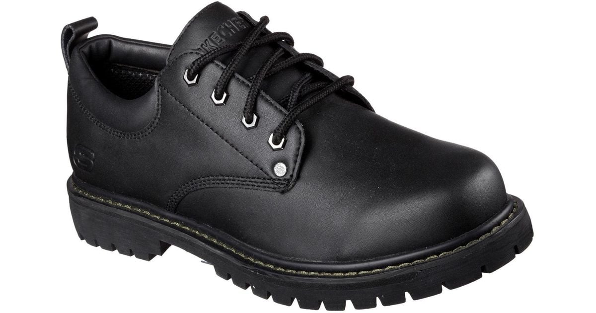 Skechers Tom Cats 6618-Bol Lace Up Shoe in Black for Men | Lyst