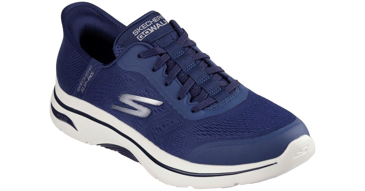 Skechers Arch Fit 2.0 Simplicity 2 216602-nvy Lace Up Shoe in Blue for ...