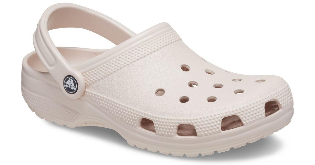 Crocs™ Classic Clog Thermoplastic Quartz Clogs in White | Lyst