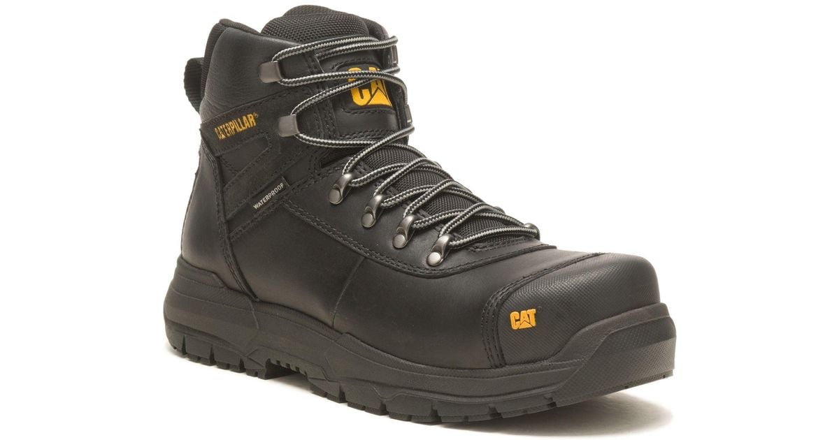 Caterpillar Pneumatic 2.0 Leather Safety Boots in Gray | Lyst
