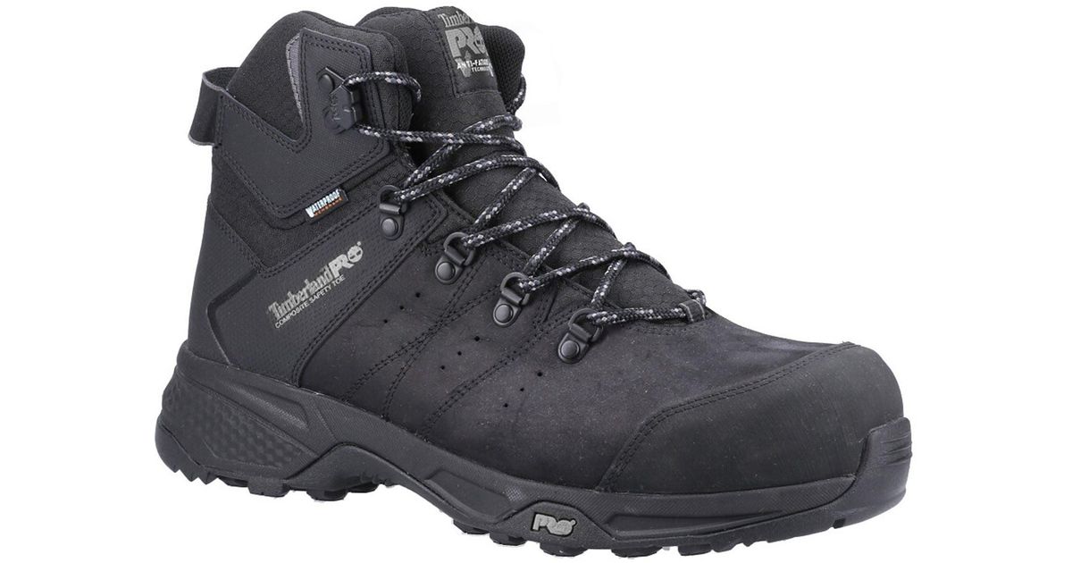 Timberland Switchback Leather Safety Boots in Black | Lyst