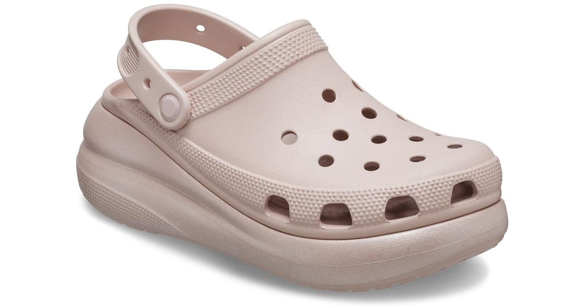 Crocs™ Classic Crush Thermoplastic Clay Clogs in Pink | Lyst