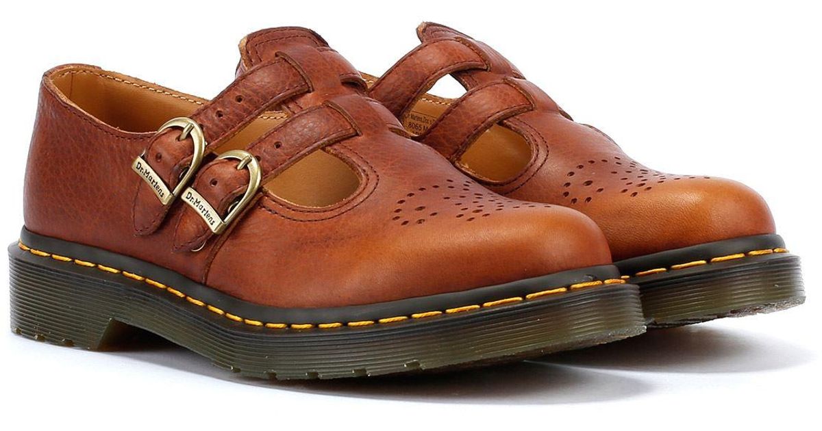 Dr. Martens 8065 Mary Jane Ambassador Cashew Shoes in Brown | Lyst UK