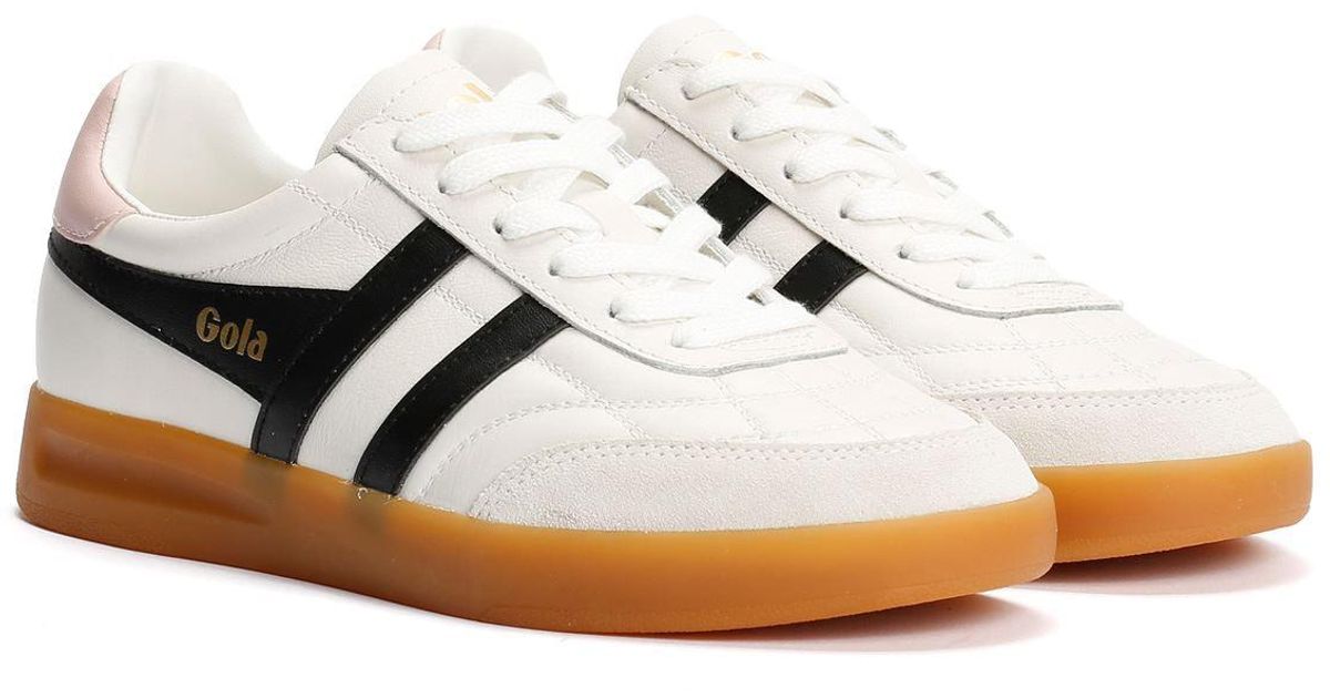 Gola Stadia Leather /Chalk Trainers in White | Lyst UK