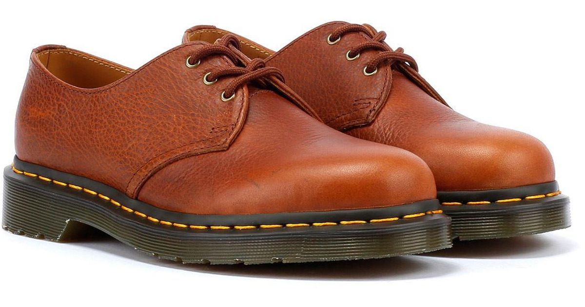 Dr. Martens 1461 Ambassador Cashew Lace-Up Shoes in Brown | Lyst