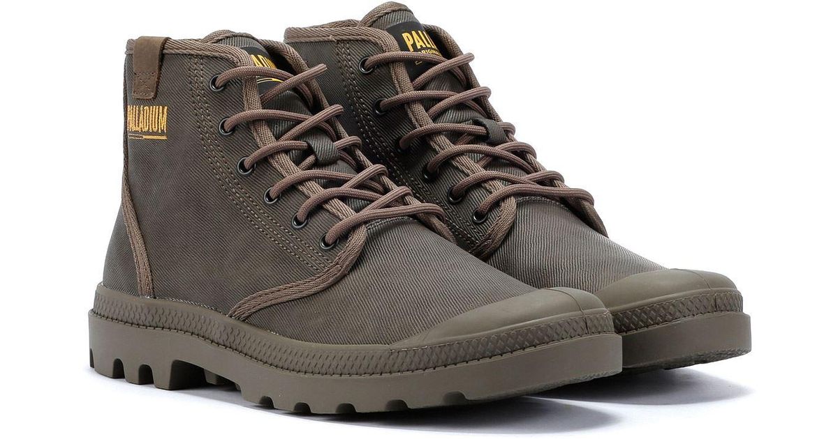 Palladium Pampa Hi Wax Major Boots in Gray | Lyst