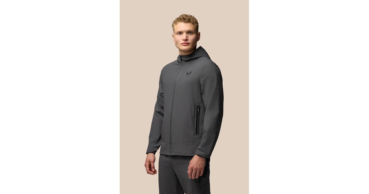 Castore Lightweight Flex Jacket Track Jackets in Grey for Men | Lyst UK