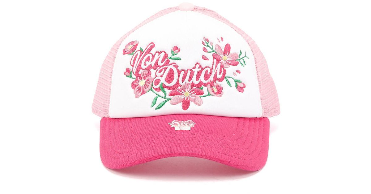 Von Dutch Trucker Mesa Caps in Pink | Lyst