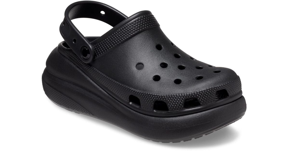 Crocs™ Classic Crush Eva Clogs in Black | Lyst UK