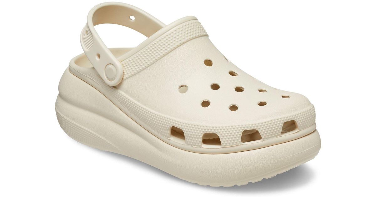 Crocs™ Classic Crush Eva Women's Bone Clogs in Metallic | Lyst