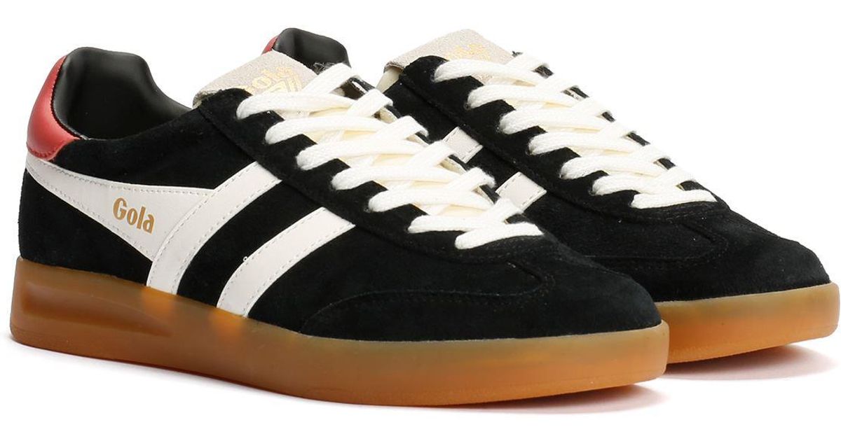 Gola Cyclone Suede /Off/Coral Trainers in Black | Lyst UK
