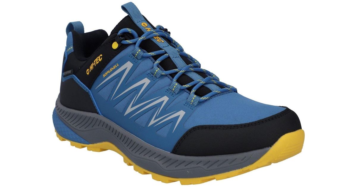 Hi-Tec Stealth Low Synthetic Hiking Boots in Blue | Lyst UK