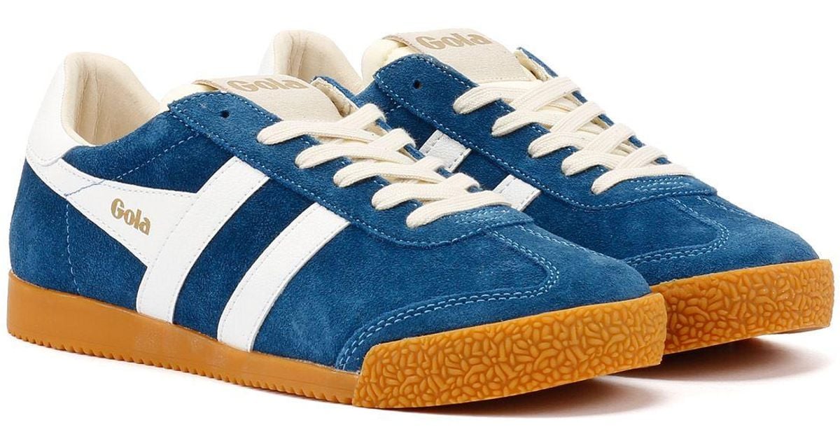 Gola Elan Suede Marine/ Sneakers in Blue | Lyst